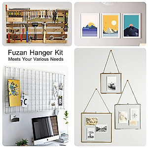 72 pcs Picture Hangers with 10-60lbs, Assorted One Step Picture Hangers, Iron Alloy Nail Hooks, Professional Plaster Picture Hanging Kit on Wooden/Drywall Hanging Hardware for Clock,Mirror,Jewelry