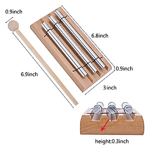 Three Tone Chime For Mindfulness Meditation, Relaxation, Stress & Anxiety Relief, Chakra Healing, Yoga, Teachers' Classroom Chime