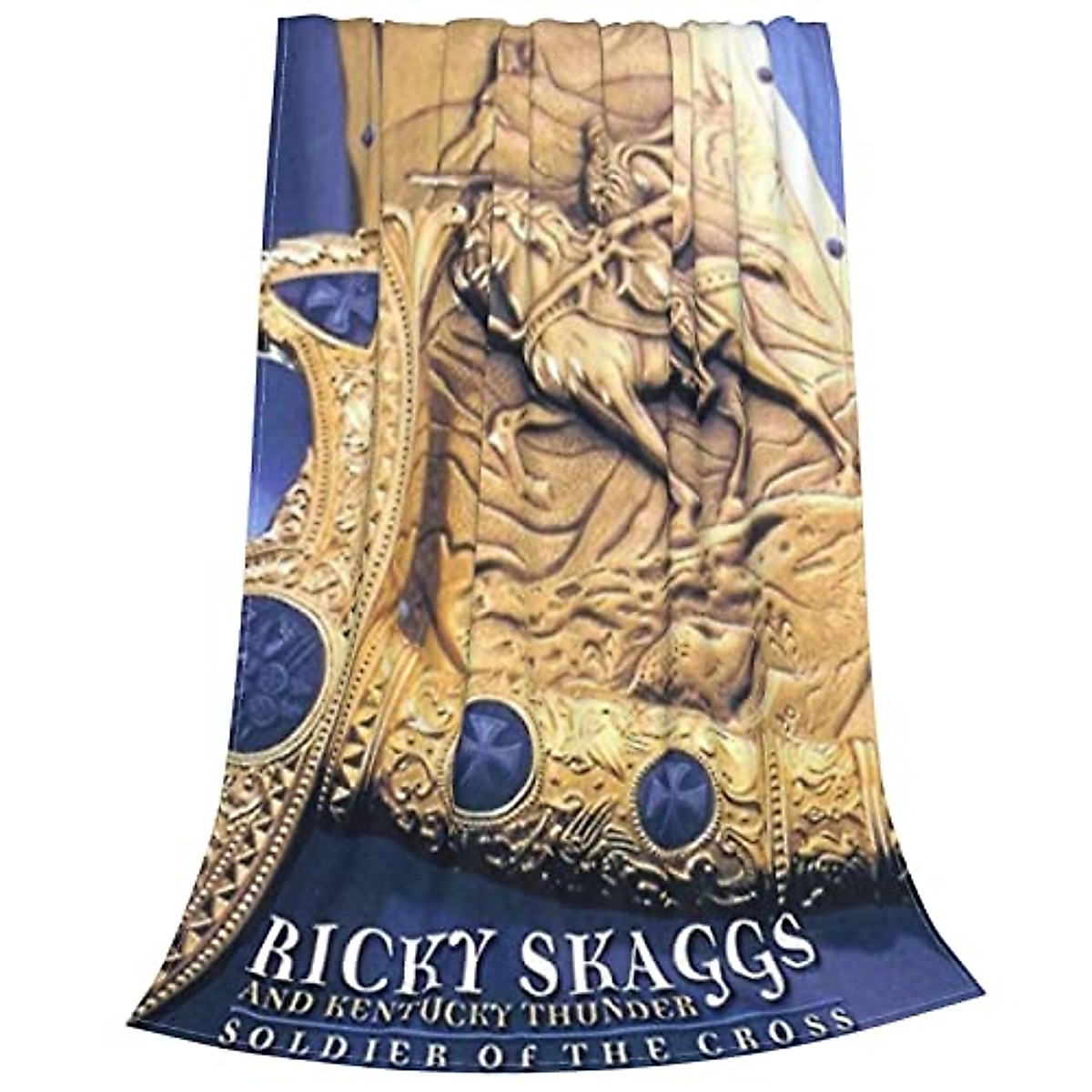 Flannel Blanket Ricky Skaggs Soft Lightweight Throw Blanket Warm Durable Sofa Couch Decor Beding 50"X40"