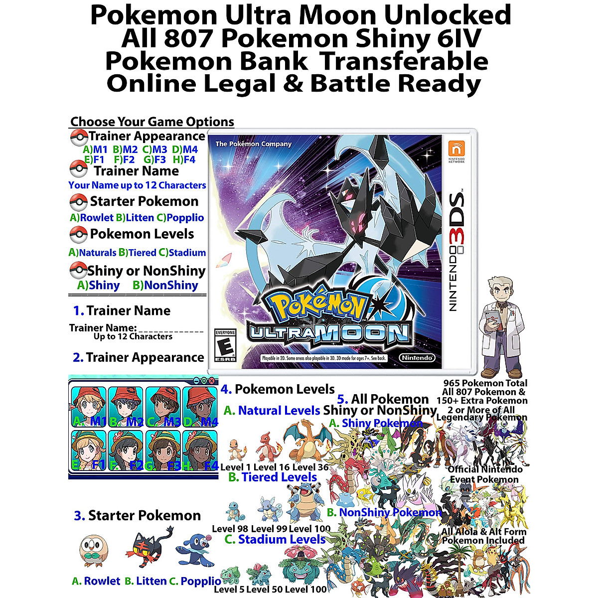 Pokémon Ultra Moon Unlocked - PokeCenter