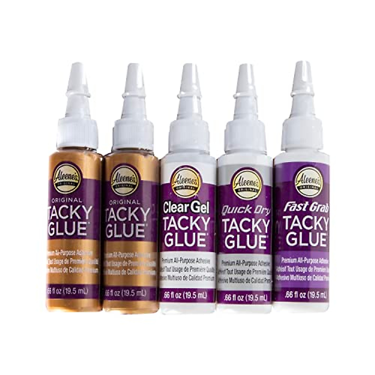 Aleene's 25115 Trial Pack Tacky Glue, 5pk