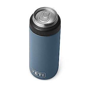 YETI Rambler 12 oz. Colster Slim Can Insulator for the Slim Hard Seltzer Cans, Nordic Blue