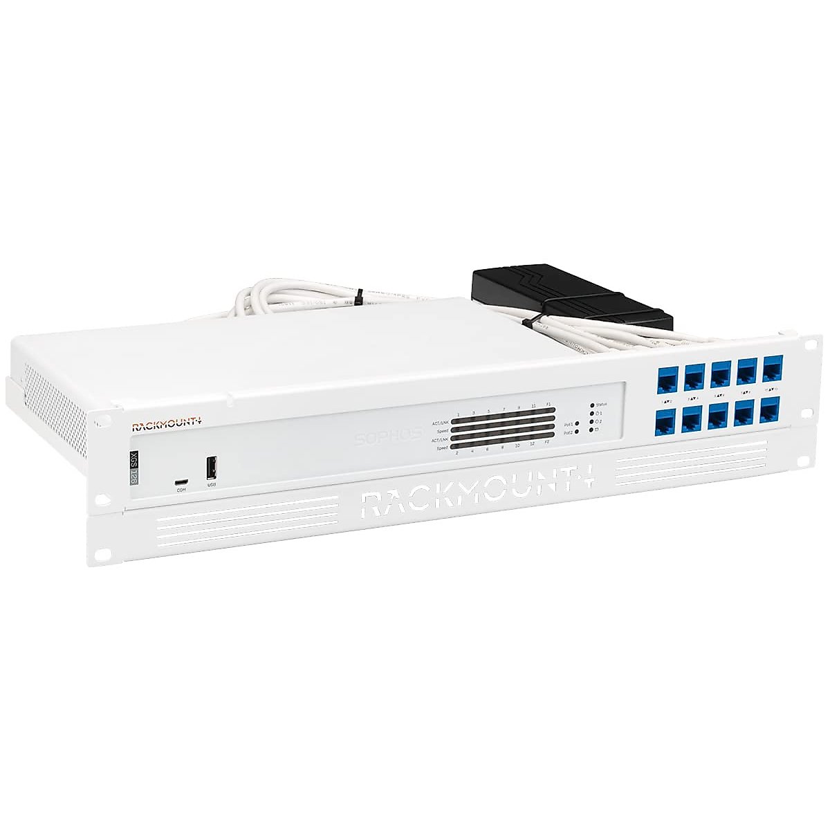 Sophos Home Firewall Rack Mount - 1.3U Server Rack Shelf with Easy Access Front Network Connections, Properly Vented, Customized 19 Inch Rack - RM-SR-T12 by Rackmount.IT