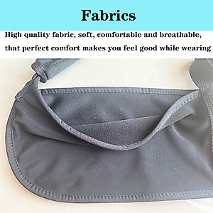 Ledhlth Breathable Arm Sling Black for Broken Arm Men Women Youth Sling for Shoulder Injury Soft Adults Sling for Torn Rotator Cuff Comfortable Elbow Wrist Sling for Dislocated Shoulder