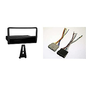 Metra 99-5200 Installation Kit for 1999-2004 Ford Focus/Mercury Cougar Vehicles (Black) & Scosche FD02B Compatible with Select 1986-97 Ford Power/Speaker Connector/Wire Harness