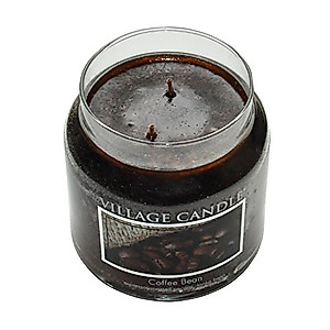 Village Candle Coffee Bean Glass Jar Scented Candle, Large, 21.25 oz, Brown