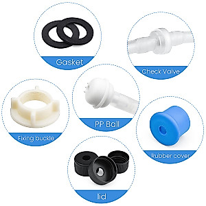 1 Pcs Dish Soap Dispenser for Kitchen Sink, Built in Soap Dispenser Countertop Pump Head with 49 in Extension Tube fit Kitchen Bathroom