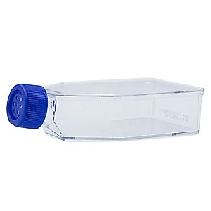 TC Treated Flasks, 250ml, Vented, Growth Area: 75.0cm2, 5 per Sleeve, 100 Flasks/Unit