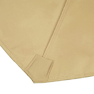 Sunnyglade 7.5Ft 6 Ribs Umbrella Canopy Replacement Patio Top Cover For Market Umbrella (Tan)