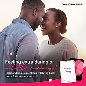 Connection Deck Card Game for Couples - Connecting and Revealing Questions to Ignite A Deeper Relationship - Perfect for Anniversary, Date Night & More (100 Cards)