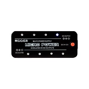 MOOER Micro Power Effects Power Supply for Mini Rigs