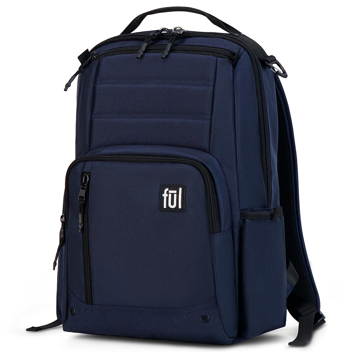 FUL Tactics Collection 15 Inch Laptop Backpack, Phantom Padded Computer Bag for Commute or Travel, Navy