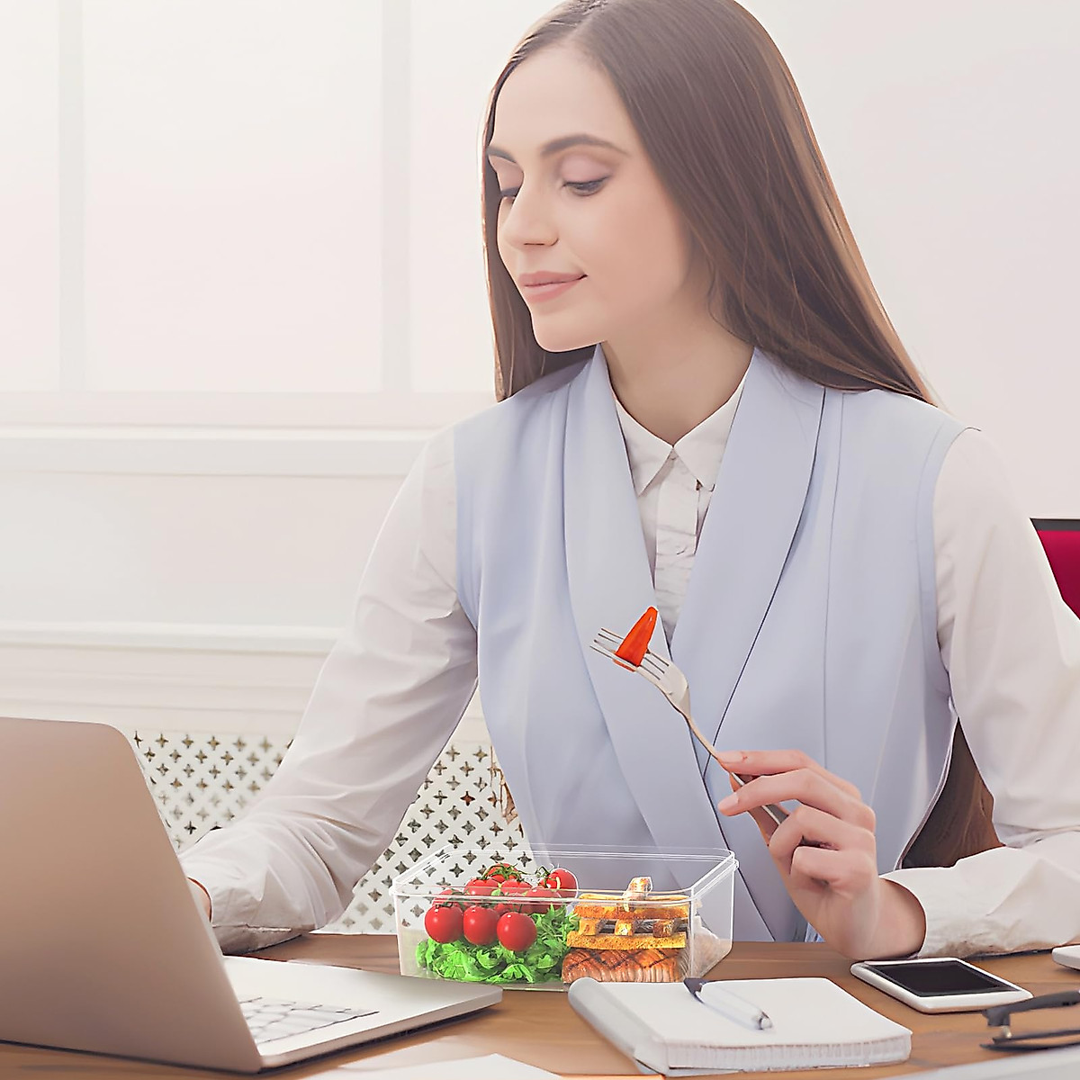 HOMETALL 18 PCS Food Storage Containers with Lids, Plastic BPA-Free Meal Prep Containers Reusable, Airtight & Leak proof Large Food Containers with Labels & Pen