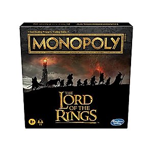 Monopoly: The Lord of The Rings Edition Board Game Inspired by The Movie Trilogy, Family Games, Ages 8 and Up (Amazon Exclusive)