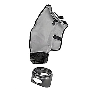 ATIE Pool Cleaner Debris Bag with Hook and Loop Fastener Enclourse Compatible with Pentair Racer 360228 and Racer LS 360330 Pool Cleaner Debris Bag Kit 360240 (2 Pack)