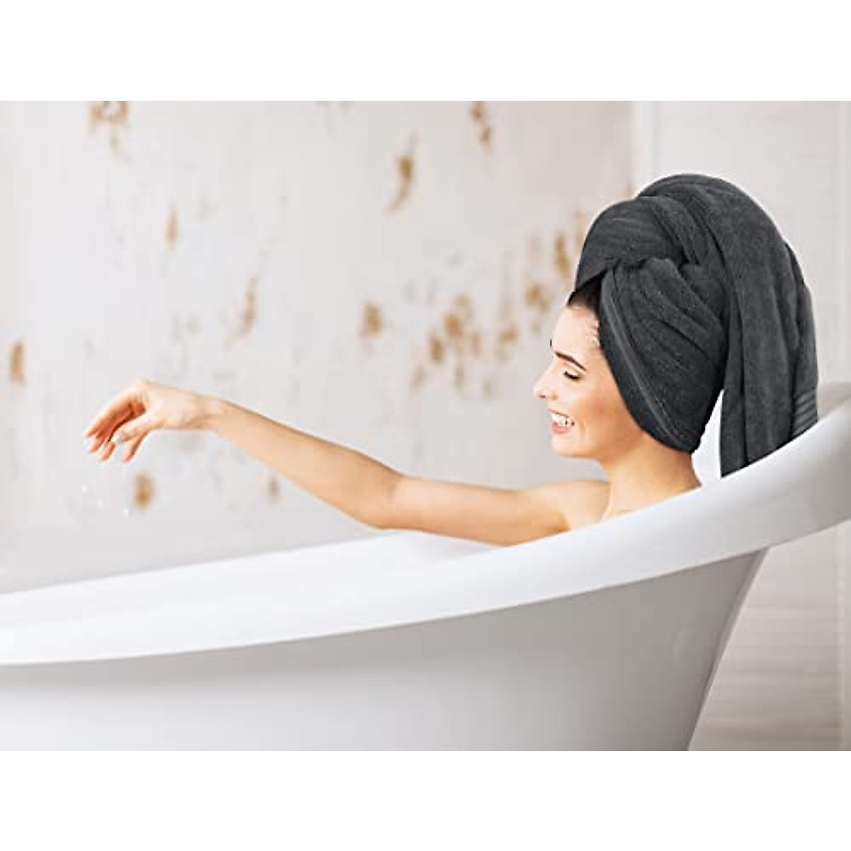 Utopia Towels - Luxurious Jumbo Bath Sheet 2 Pack - 600 GSM 100% Cotton Highly Absorbent and Quick Dry Extra Large Bath Towel - Super Soft Hotel Quality Towel (35 x 70 Inches, Grey)