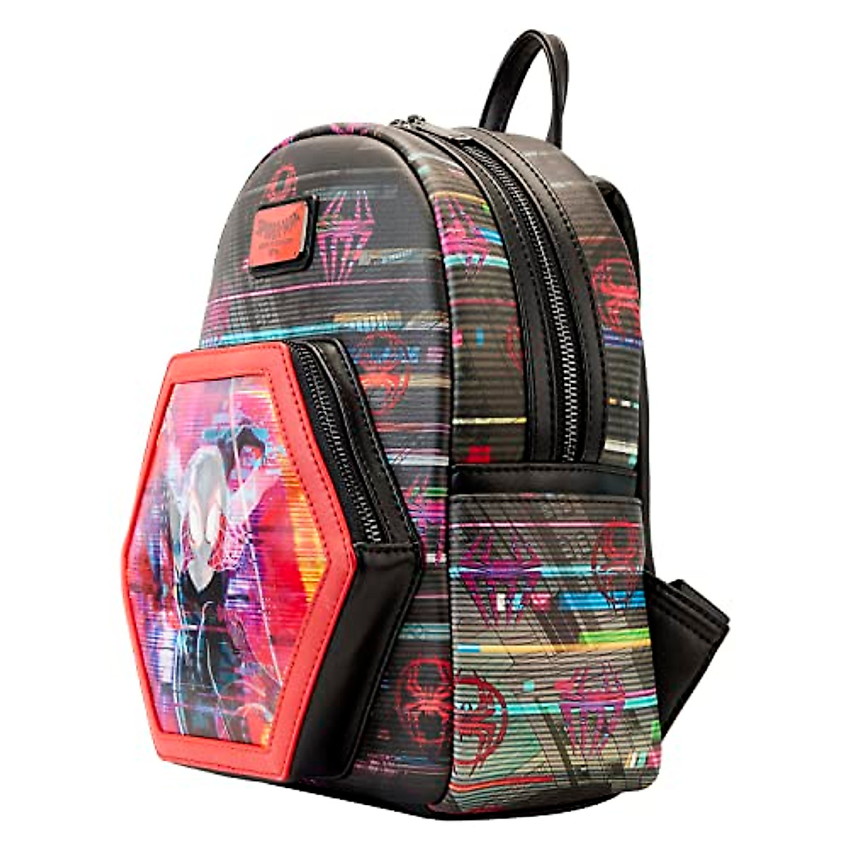 Loungefly Marvel Across the Spider-Verse Lenticular Double Strap Shoulder Bag