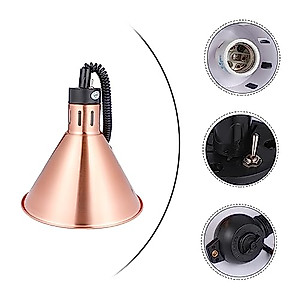 UPKOCH 1pc Food Warmer Lamp Reptile Light Bulb Heat Lamp for Reptiles Portable Light Bulb Food Warming Equipment Commercial Food Warmers Turtle Tank Heating Lamp Buffet Light Heating