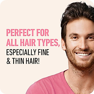 Boldify Natural 3-in-1 Hair Volumizer for Fine Hair - Instant Plumping Serum, Leave-In Conditioner & Blow Dryer Treatment - 8oz