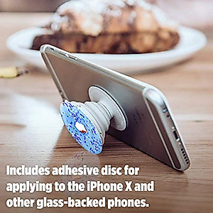 PopSockets: Collapsible Grip & Stand for Phones and Tablets - Blue Donut