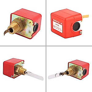 Water Flow Switch Automatic Control Flow Sensor Switch R3/4 Thread Paddle Type Liquid Water Oil Flow Sensor Switch