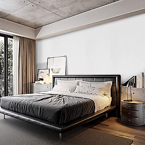 White Wood Contact Paper 35.6" X 118" Decorative Shiplap Self-Adhesive Film for Furniture Real Wood Tactile Easy to Clean Perfectly Covers The Surface Without Passing Through The Primary Colors