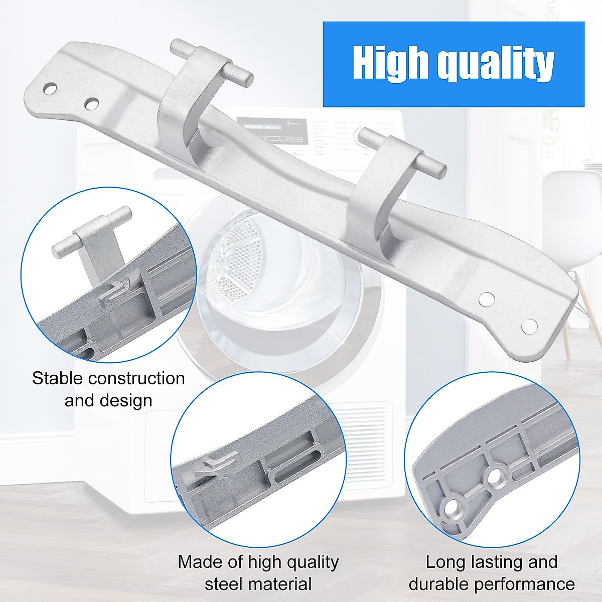 FBULWSEC W10208415 Washing Machine Hinge for Whirlpool Washer Door Hinge 1872427 AH3407069 EA3407069 PS3407069