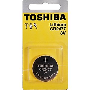 Toshiba CR2477 3 Volt Lithium Coin Cell (1 Battery)