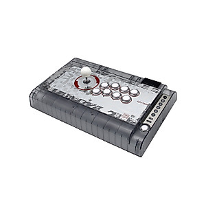 Qanba Crystal Joystick for PlayStation 4 and PlayStation 3 and PC (Fighting Stick) Officially Licensed Sony Product