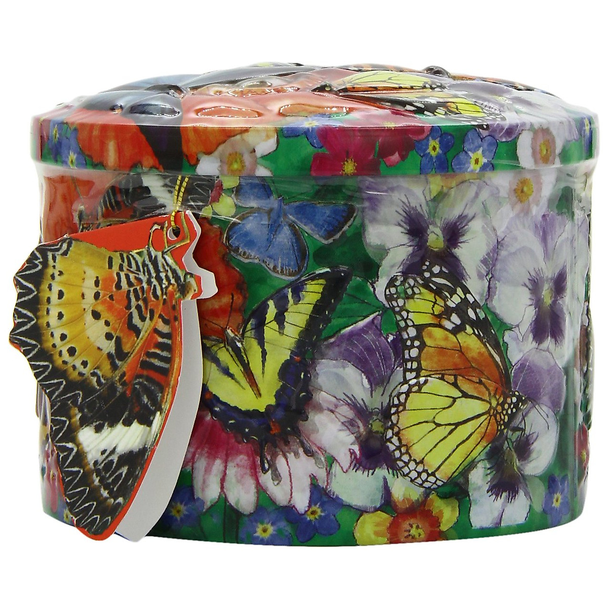 Gardiners of Scotland Handmade Fudge 200g Round Tin, Butterfly Vanilla Fudge