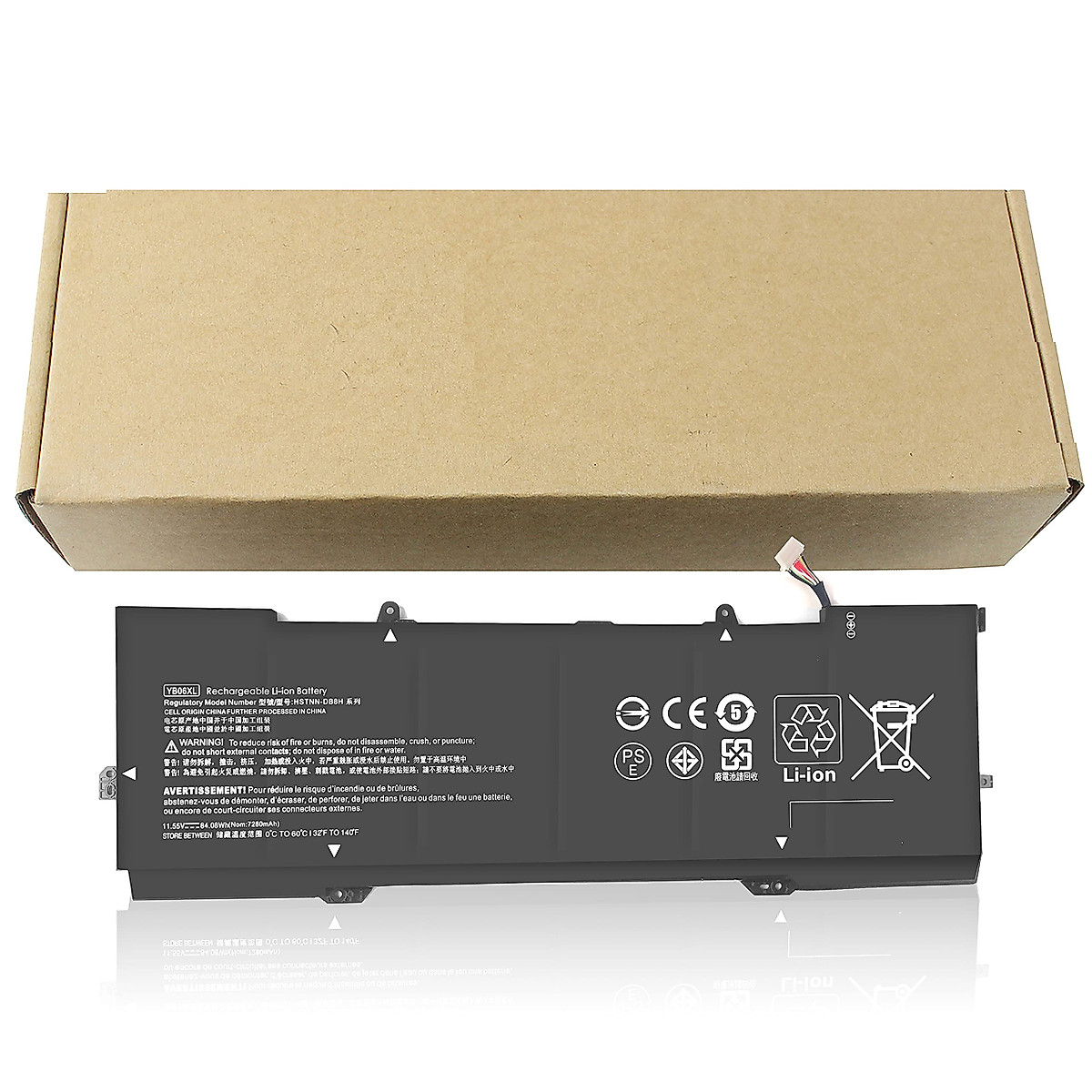 YB06XL 928372-855 928427-271 Battery Fit for HP Spectre X360 15-CH 2018 15-ch0xx 15t-ch000 15-ch000tx 15-ch000nf 15-ch000ng Series HSTNN-DB8H HSTNN-DB8V 928427-272 928372-856 TPN-Q200 YBO6XL YB06084XL