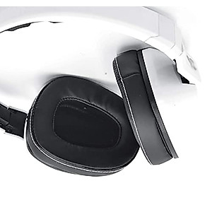 Replacement Ear Pads with Tape Compatible with Skullcandy Crusher Wired Built-in Amplifier and Mic Headphone (Protein Leather)