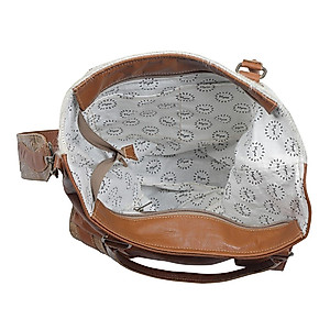 Myra Bag Burnished Play Hand-Tooled Bag S-4687
