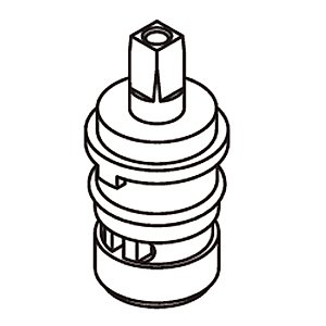Moen 52001 Commercial Cold Two Handle Brass Shell Ceramic Disc Cartridge