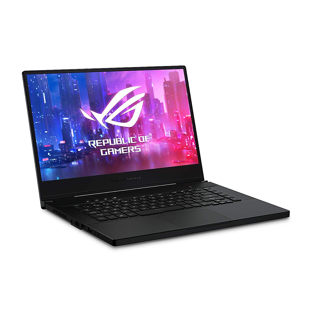 ASUS ROG Zephyrus S Thin and Portable (2019) Gaming Laptop Bundle, 15.6” 240Hz G-SYNC FHD IPS, RTX 2070, i7-9750H, 16GB DDR4, 1TB PCIe Hyper Drive SSD, Windows 10 Pro, GX502GW-XB76