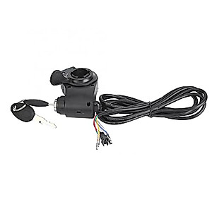 Bike Fender Throttle LCD Display Digital Battery Voltage Power Switch Electric Vehicle E-Bike Motor Throttle E-Bike Parts Mud Guards