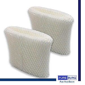 PUREBURG HC-888 Humidifier Wick Filters Compatible with Honeywell HC-888 Series Filter C Fits Honeywell HC-888N HCM-890 Series HCM-890C HCM-890-20 HEV320 Series Duracraft DCM-200 DH-890 DH890,2-Pack