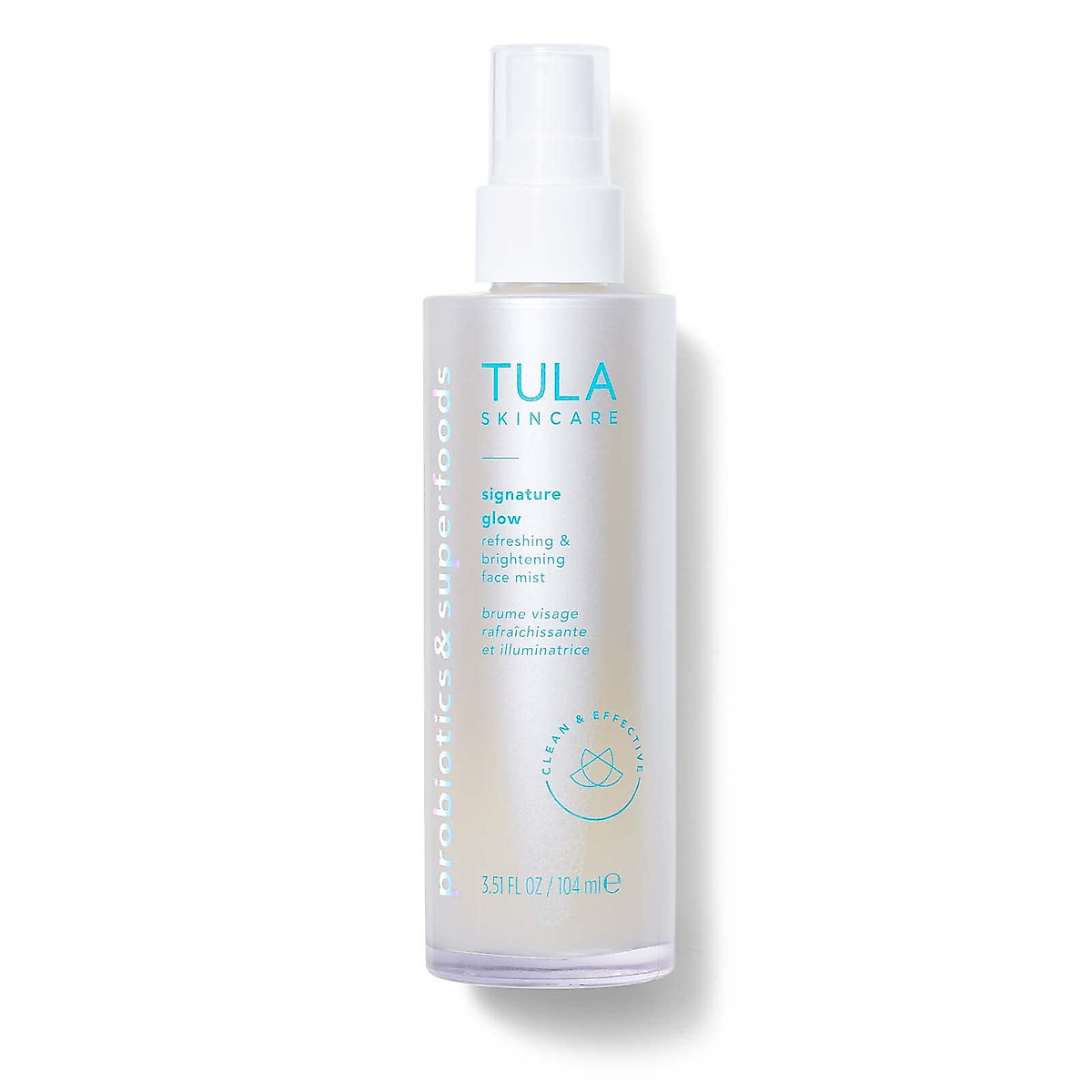 TULA Skin Care Signature Glow Refreshing & Brightening Face Mist - Oil & Alcohol Free, Hydrating & Brightening with Pollution & Blue Light Protection, 3.51 fl oz.