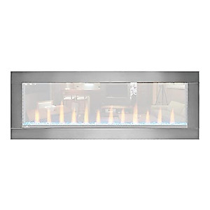 Napoleon Clearion Elite 60 inch Electric Fireplace Trim - Clear, NEFBD60HE-SS-DTRM