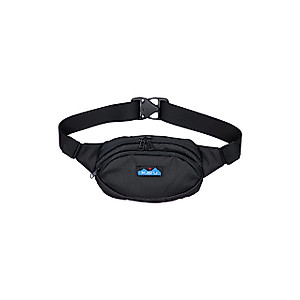 KAVU Spectator Belt Bag Polyester Hip Fanny Pack, Jet Black