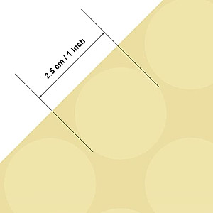 Chinco 2000 Pcs 1 Inch Clear Round Stickers Clear Circle Seal Sticker Envelope Seal Sticker Retail Wafer Package Seals Self Adhesive Transparent Label Sticker for Envelope Cosmetic Box Gift Bag Mail