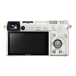 Sony Alpha a6000 White Interchangeable Lens Camera with E PZ 16-50mm F3.5-5.6 OSS - International Version (No Warranty)