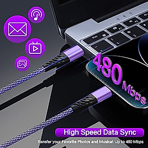 Fast iPhone Charger Cord,iPhone Charging Cable [Apple MFi Certified] 3Pack USBC to Lightning Cable for iPhone 6FT,Quick iPhone Charger Cable for iPhone 14/14 Plus/13/13 Pro/12 MiNi/11/XS/XR/SE,AirPods