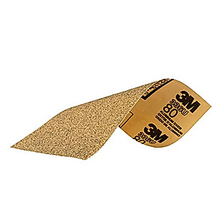 3M Sandpaper, 03035, 80 Grit, 3 2/3 in x 9 in, 6 Sheets
