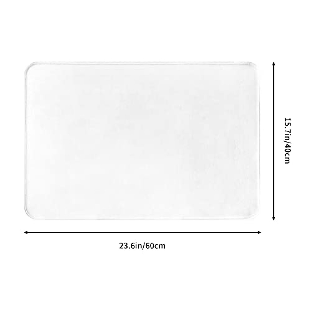 Middle Century Bath Mat for Bathroom Rugs Non Slip, Bath Mat Quick Dry Absorbent Bath Rug, Thin Rubber Backed Easy to Clean, Modern Geometry Diamond 18"x30"