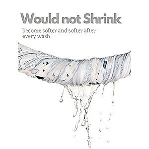 Vollmic Baby Blanket Bedding Flannel Fleece Minky Blanket Unisex Baby Plush Blanket with Dotted Backing (Polar Bear)