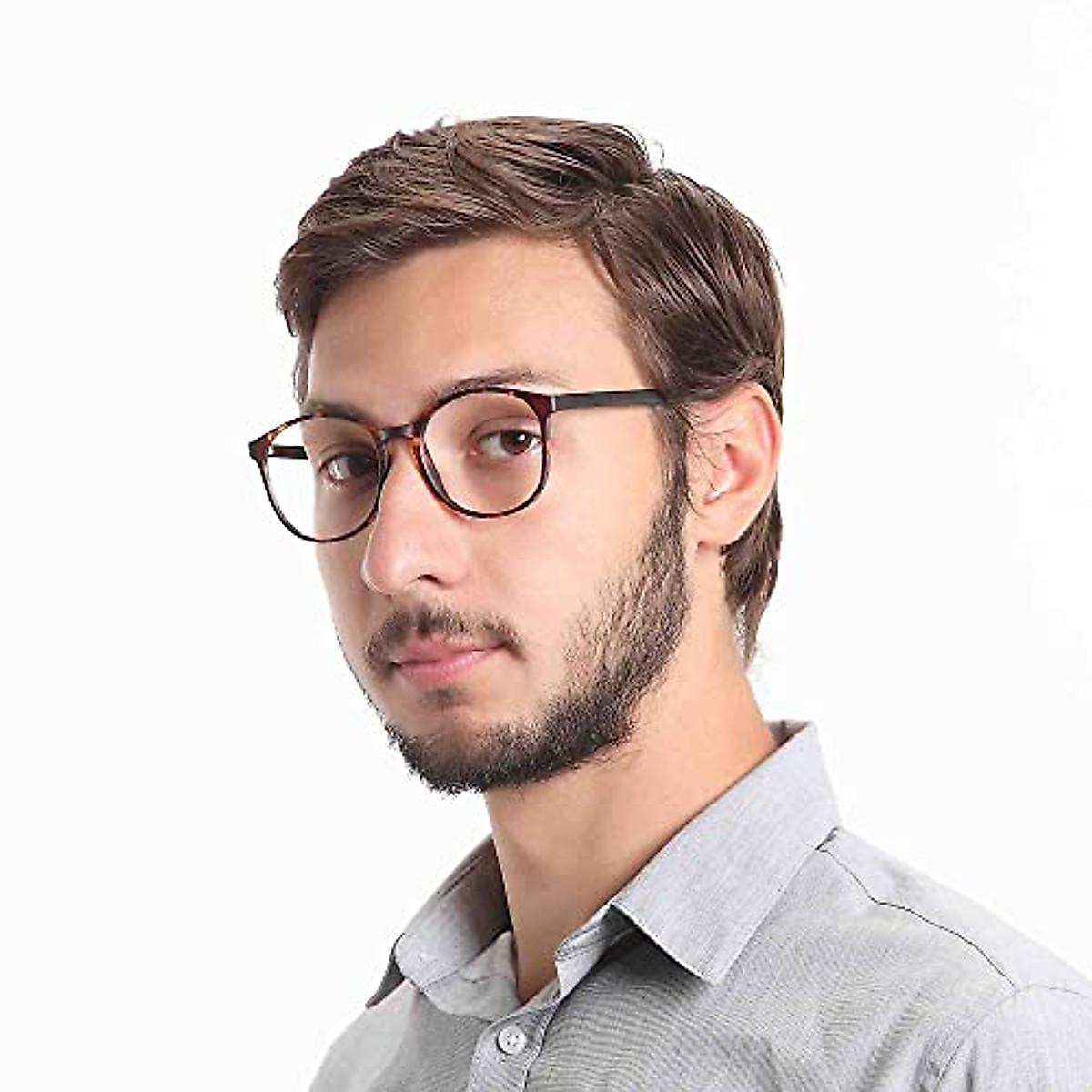 LifeArt Blue Light Blocking Glasses, Anti Eyestrain, Computer Reading Glasses, Gaming Glasses, TV Glasses for Women Men, Anti Glare (Tortoise, No Magnification)