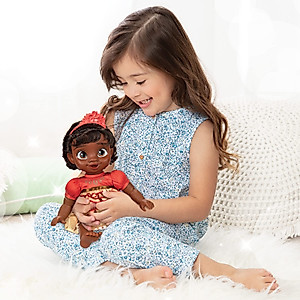 Disney Princess Moana Baby Doll with Baby Bottle & Hair Pin