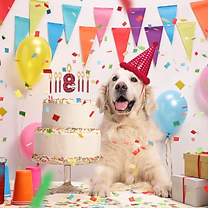 MTLEE Baseball Birthday Number 8 Candle with 10 Long Thin Cupcake Candle Red Baseball Cake Topper Sequins Sports Theme Baseball Birthday Decorations Party Cake Candles for Anniversary Celebrations