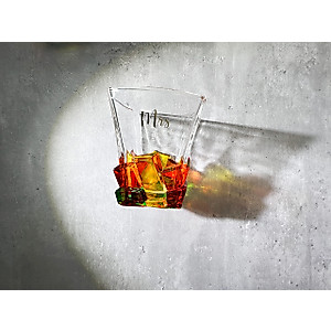 Mrs And Mrs Lesbian Gifts Rainbow Handmade Fused Glass Cubic Icicle Wine Glasses